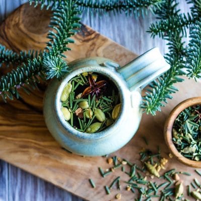 Fir Needle Forest Chai for Respiratory Wellness