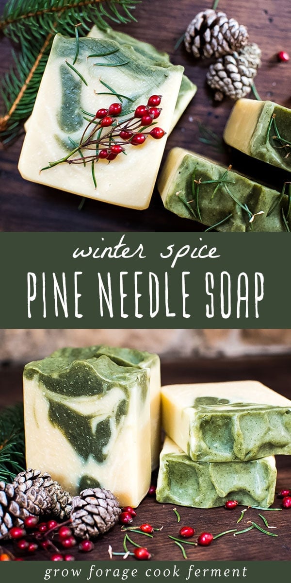 Winter Spice Pine Soap Recipe