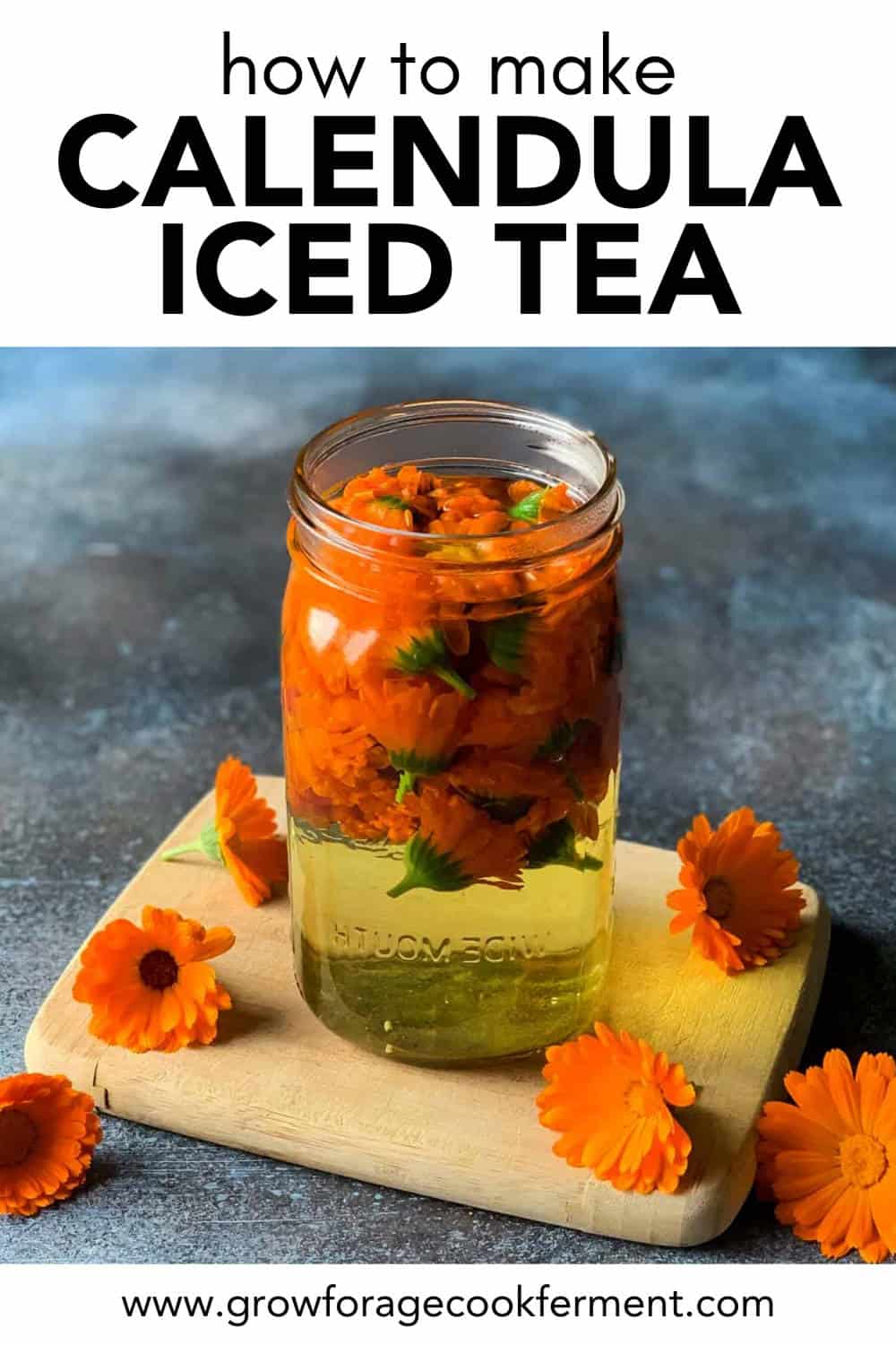 Calendula Iced Tea: Botanical & Refreshing