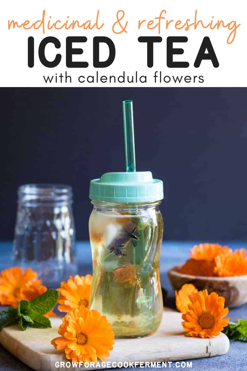 Calendula Iced Tea: Botanical & Refreshing