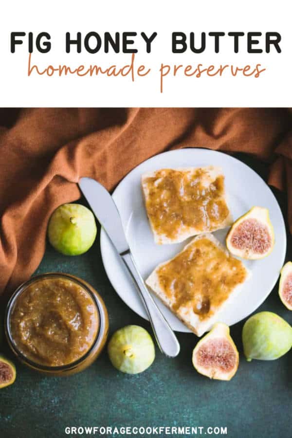 Fig Honey Butter: Homemade Preserves