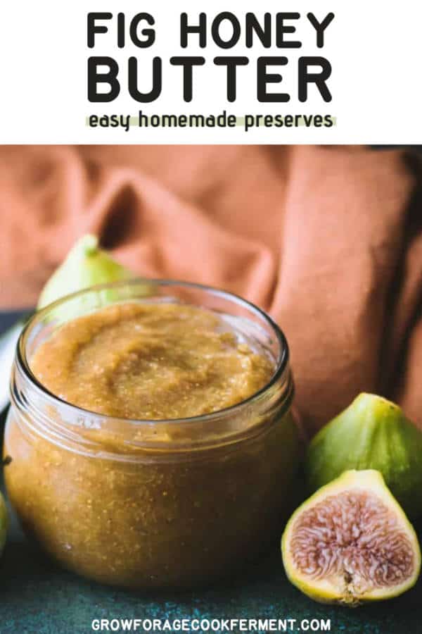Fig Honey Butter: Homemade Preserves
