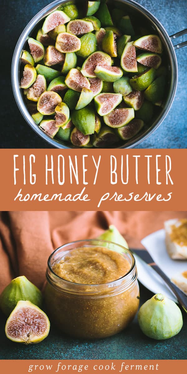 Fig Honey Butter: Homemade Preserves