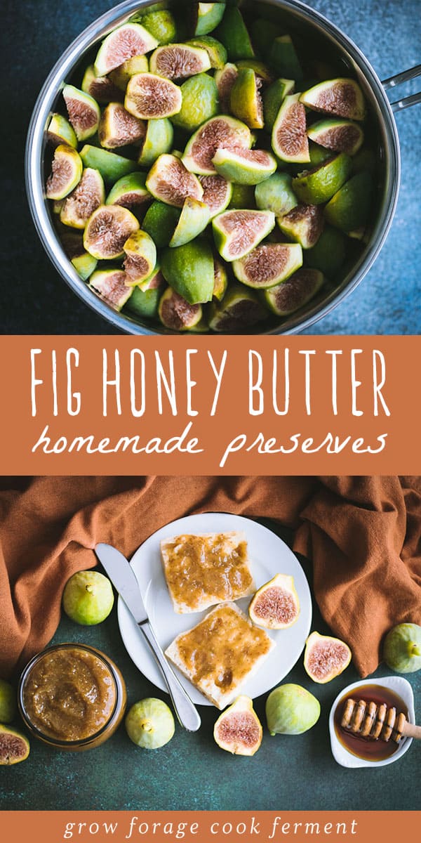 Fig Honey Butter: Homemade Preserves