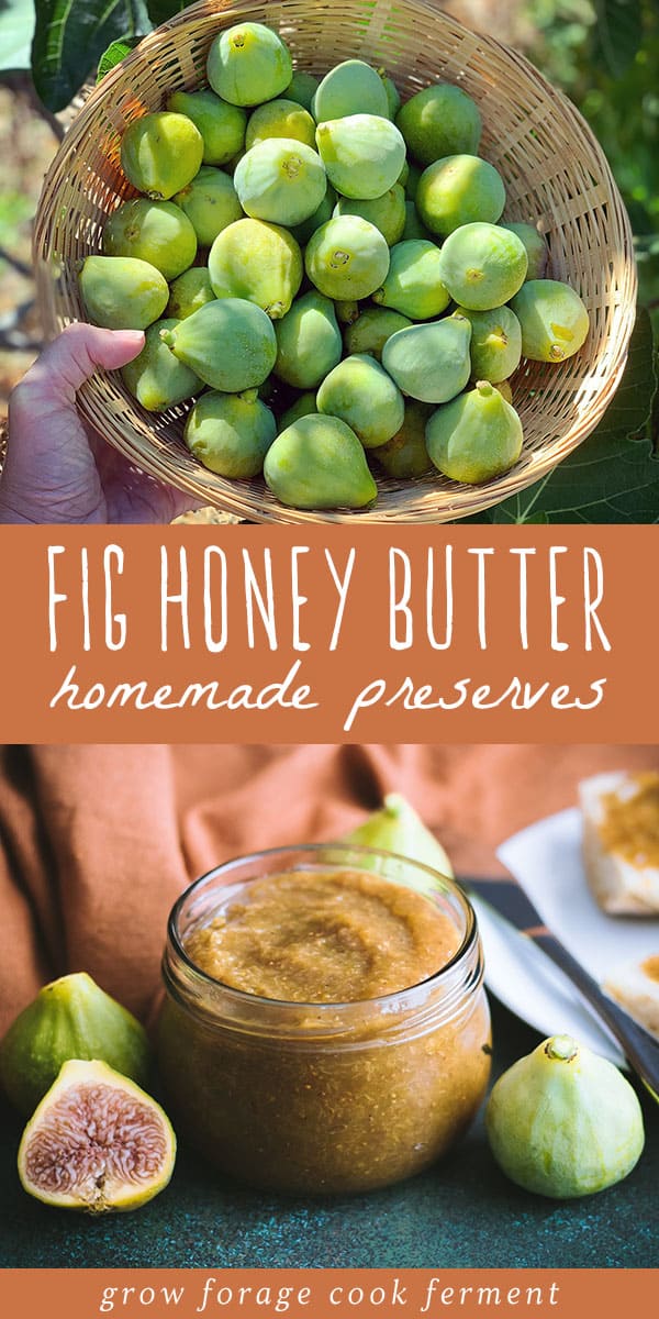 Fig Honey Butter: Homemade Preserves