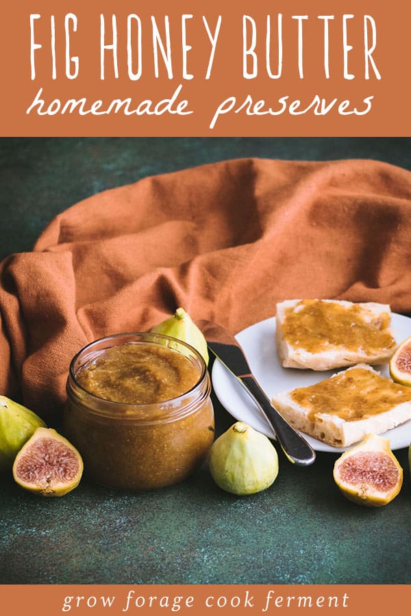 Fig Honey Butter: Homemade Preserves
