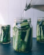 Homemade Fermented Cucumber Dill Pickles
