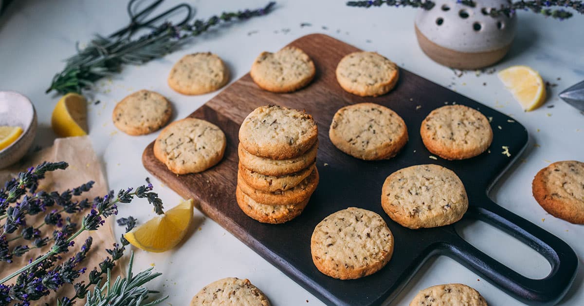 Lavender Shortbread Cookies Recipe