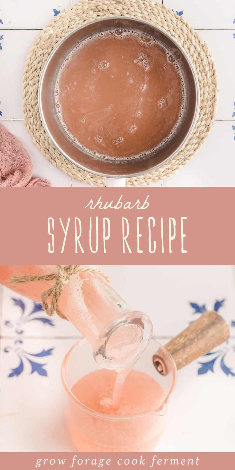 Rhubarb Syrup