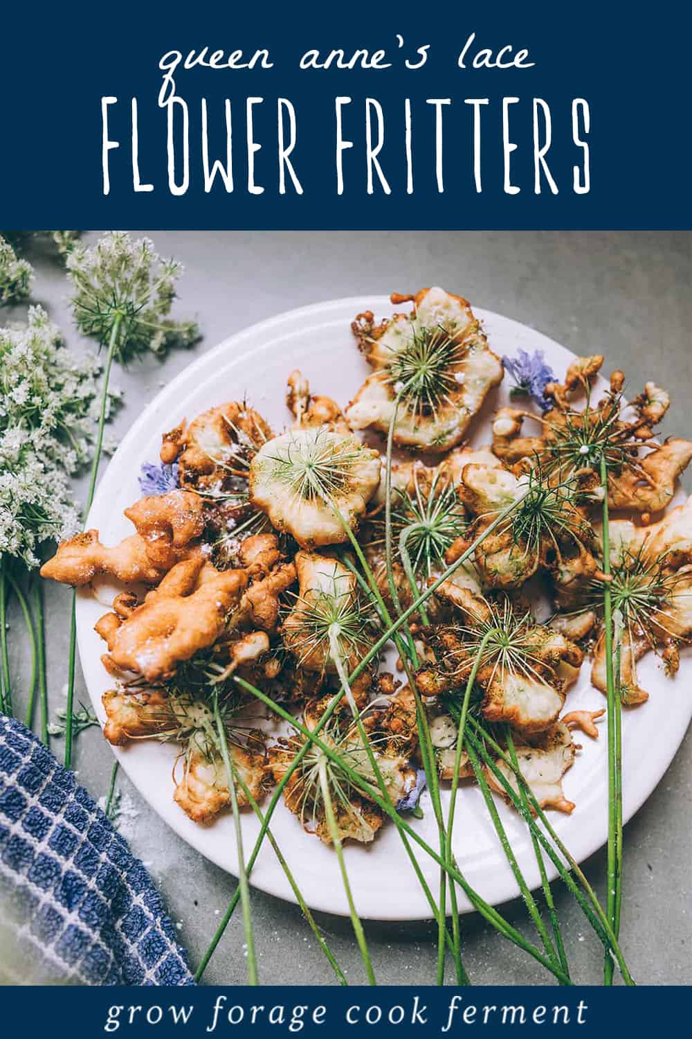 Queen Anne's Lace Fritters