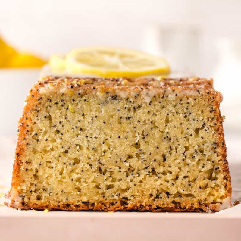 Lemon Poppy Seed Loaf with Lemon Glaze