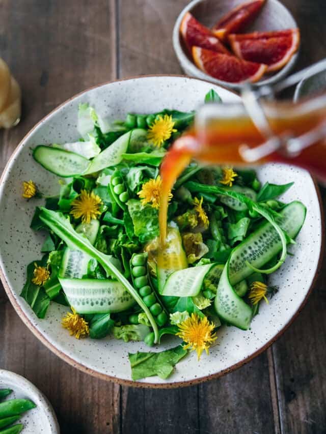 Dandelion Salad: A Recipe from Grandma's Time