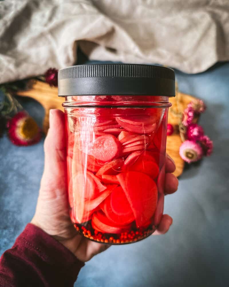 Quick Pickled Radish: Pink, Red, Watermelon, or Daikon