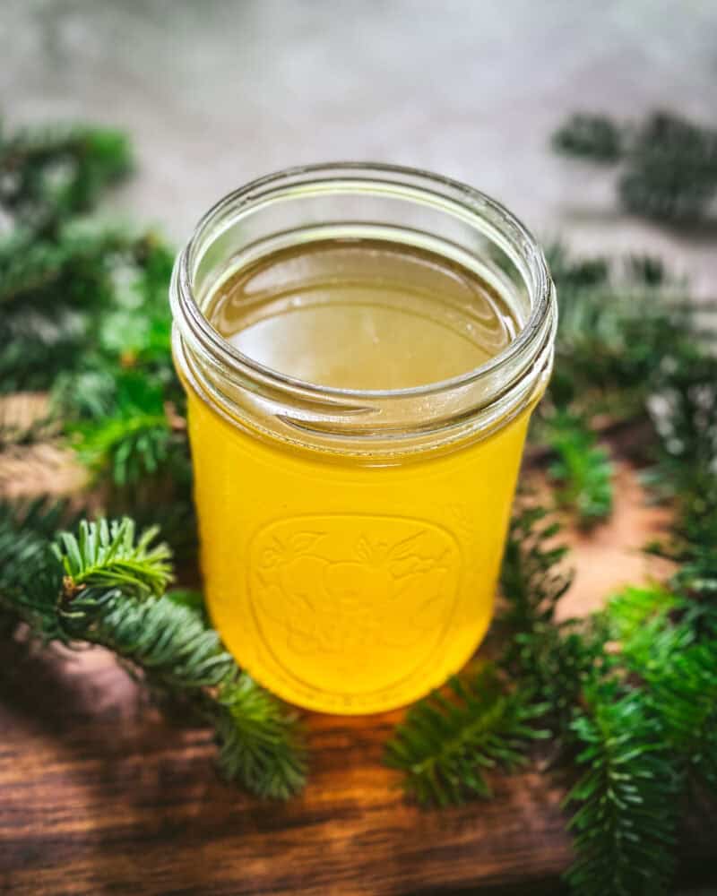 Conifer Tip Syrup: Made with Spruce, Fir, Pine, or Hemlock