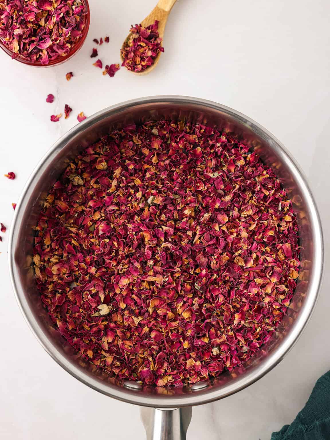How to Make Rose Kombucha: Second Ferment