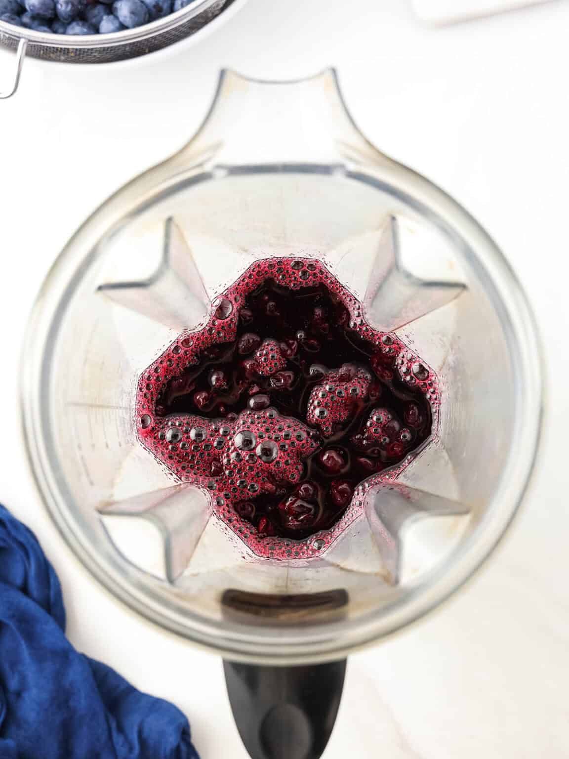 Homemade Blueberry Kombucha