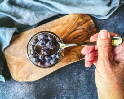 Fermented Honey Blueberries