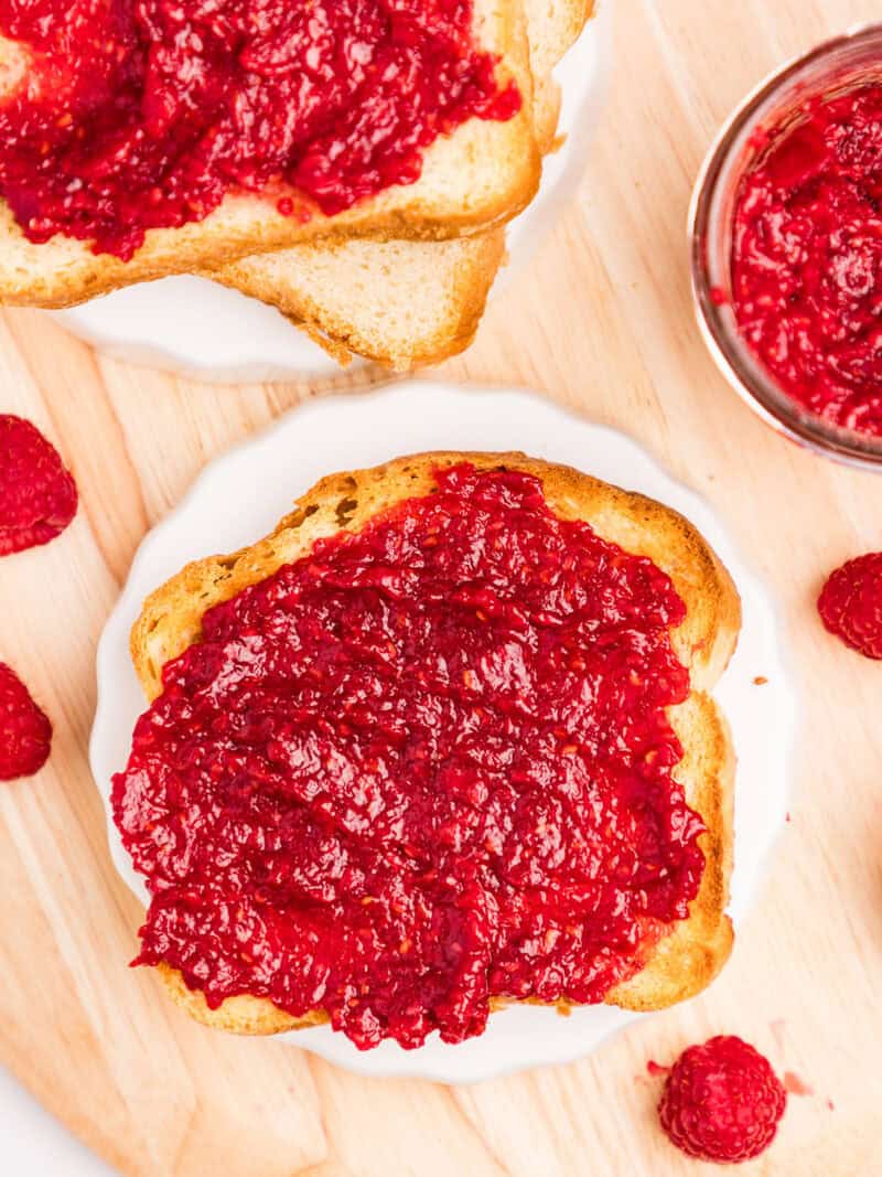 Homemade Raspberry Jam: Low Sugar or No Sugar