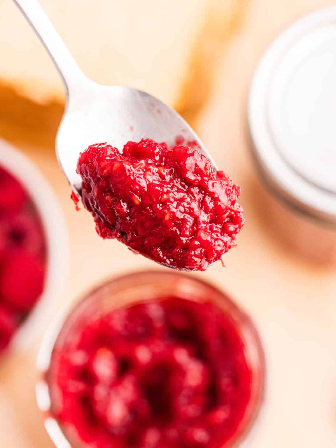 Homemade Raspberry Jam: Low Sugar or No Sugar
