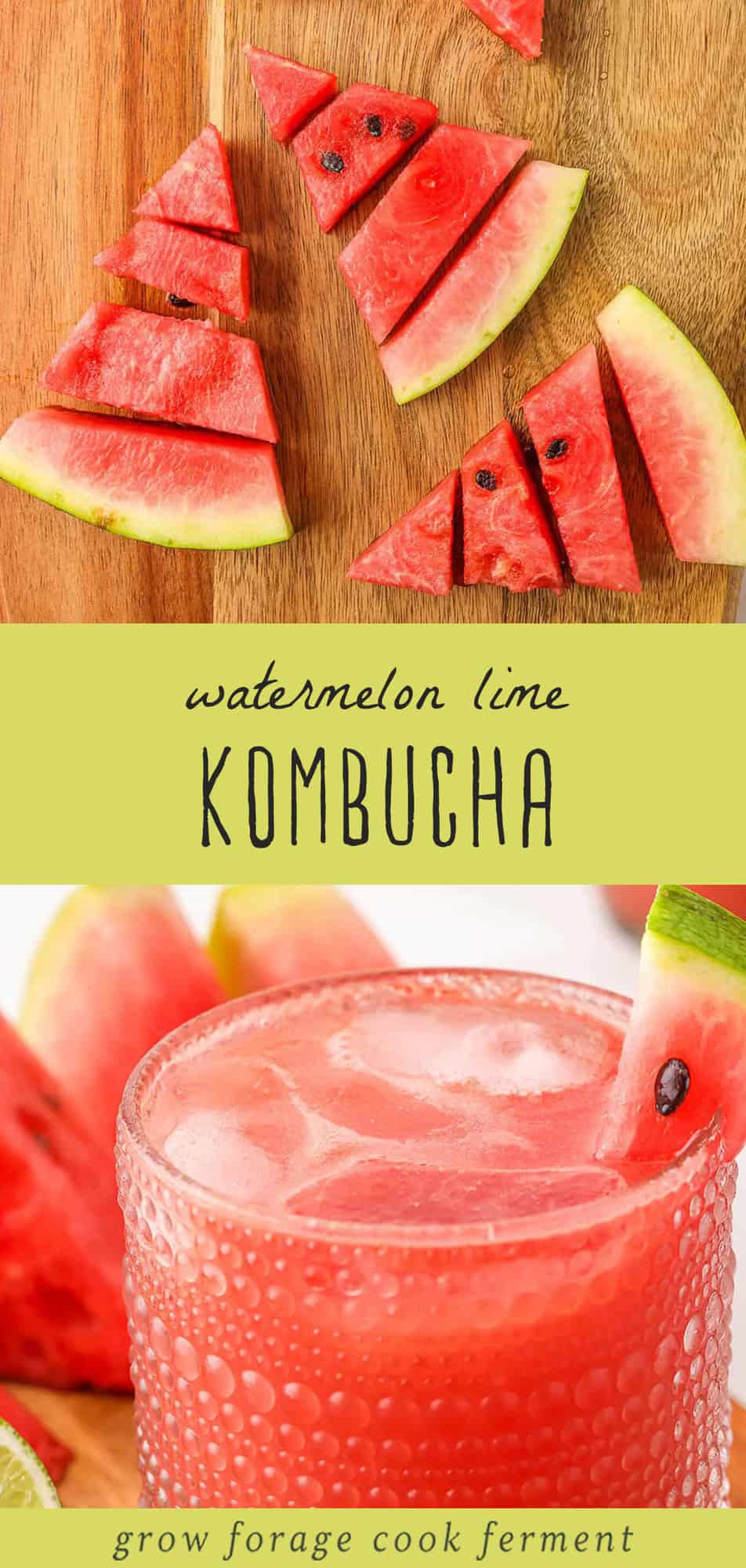 Watermelon Kombucha: Second Ferment for Summer