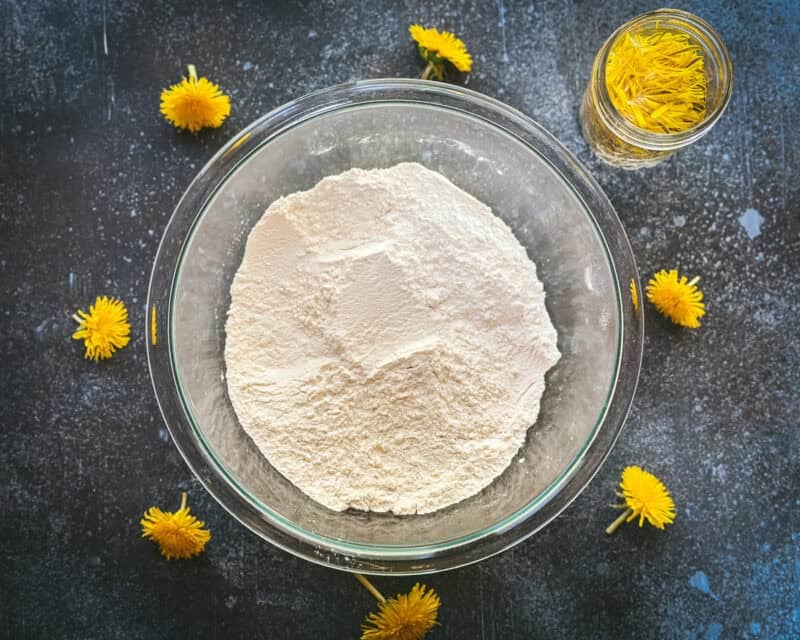 Dandelion Bread With Honey Lemon Glaze